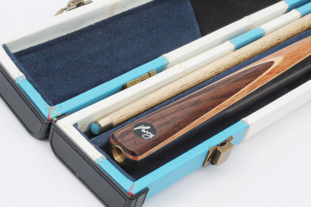 Light Blue & White Patch | 3/4 Cue Case – Perry Cues